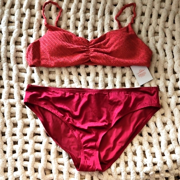 Andie | Swim | Andie Bikini Swimsuit Set Size Xl New Symi Top Classic ...